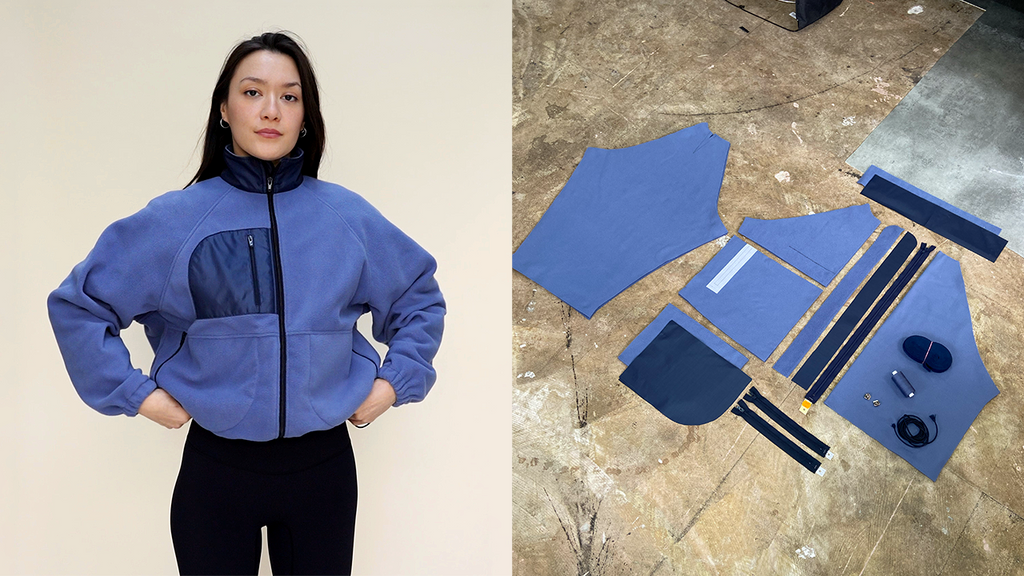 Polar Puff Fleece jacket for women PDF Sewing Pattern – isa in stitches